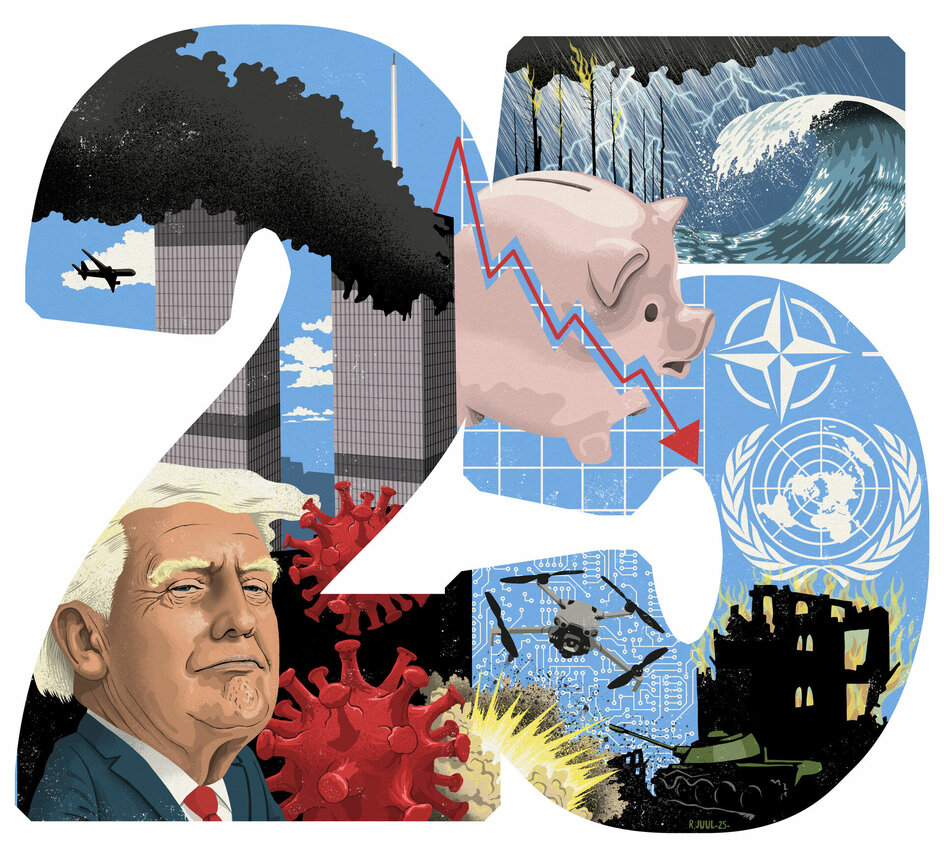 Et kvart århundrede er gået: Det blev de hastige forandringers 25 år ...