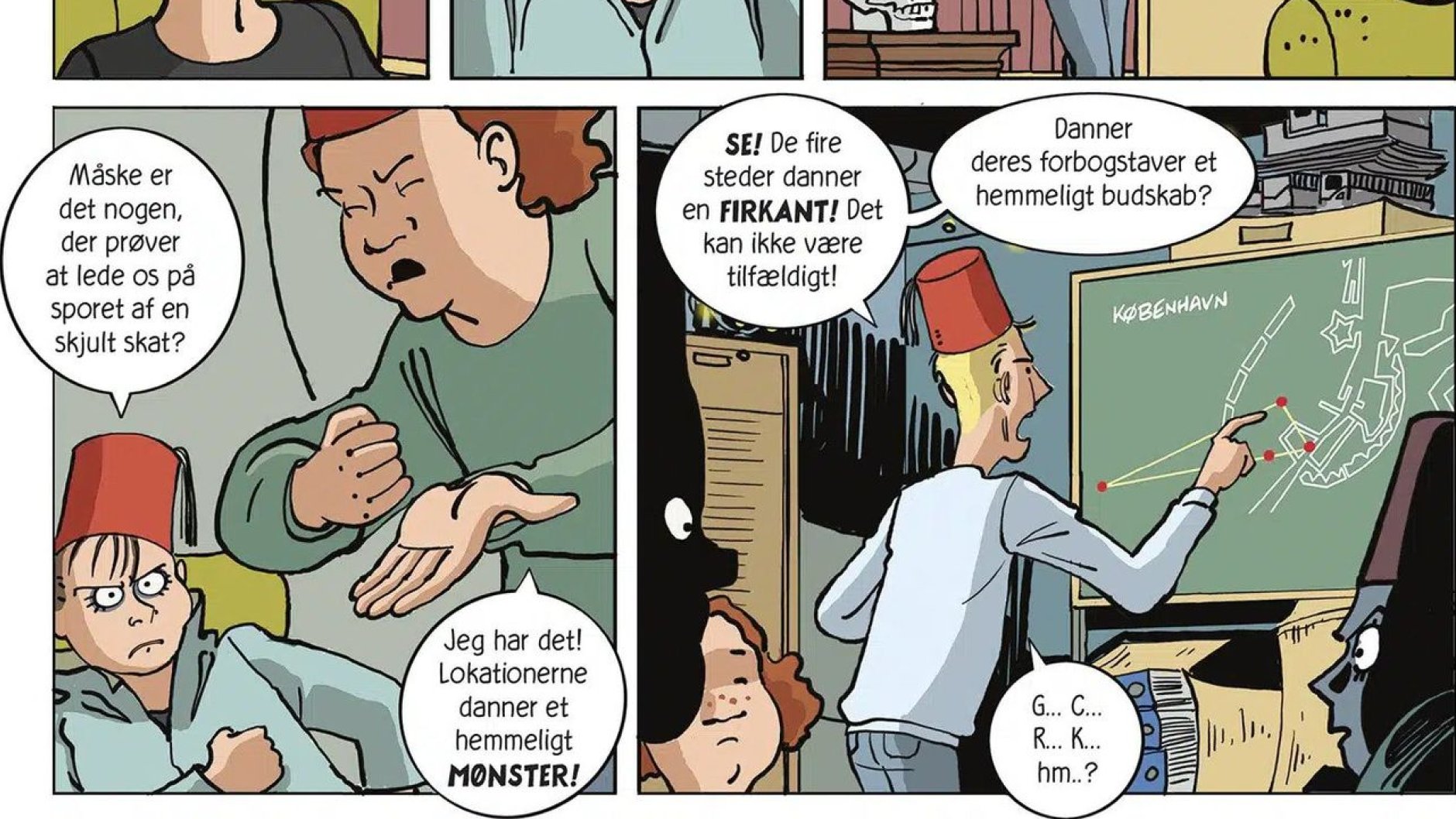 Guidet naturvidenskabstur i København i tegneserie er lidt gammeldags ...