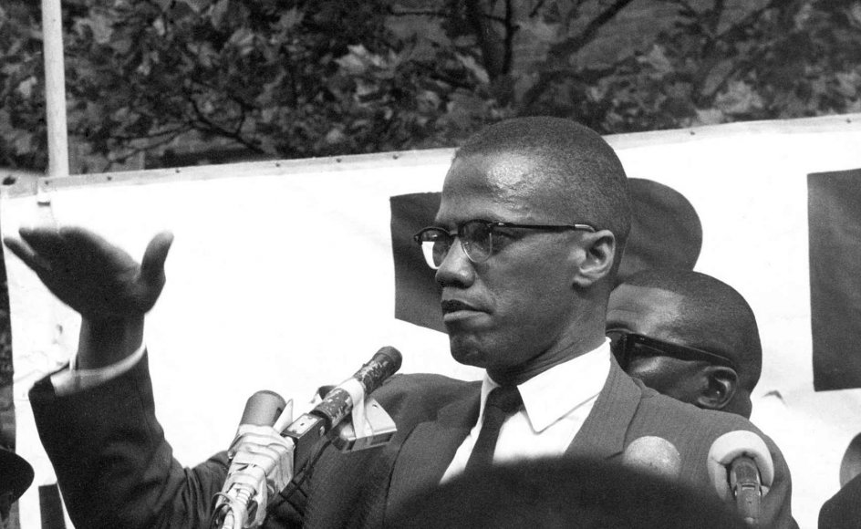 Malcolm X Preaching