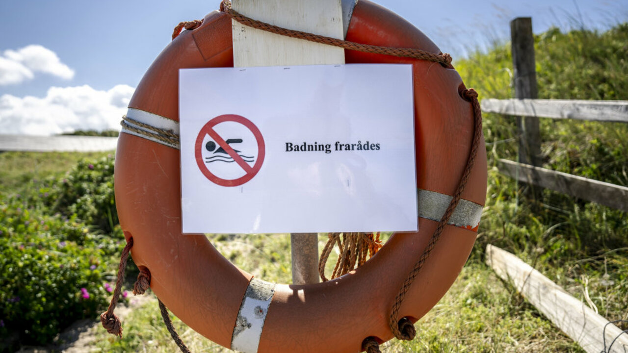 Badning frarådes på tre nordsjællandske strande hele weekenden ...